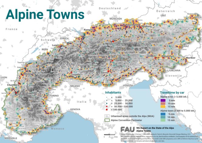 9. Alpenzustandsbericht zum Thema ‚Alpine Towns‘ | Institut für Geographie